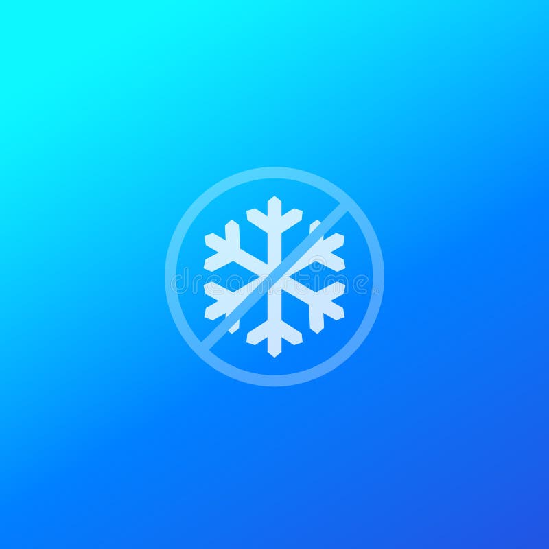 Frost Icon Vector Sign and Symbol Isolated on White Background Stock ...