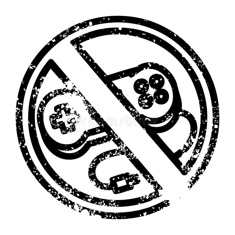 No Gaming Sign Stock Illustrations – 398 No Gaming Sign Stock ...