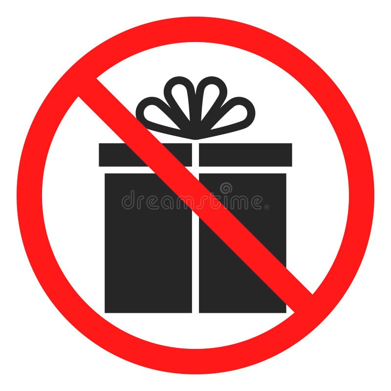 No gift and surprise stock vector. Illustration of label - 105116415