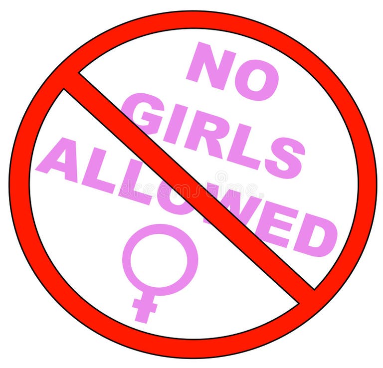 No Girls Allowed Stock Illustrations – 26 No Girls Allowed Stock ...