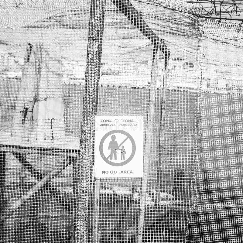 No go area stock image. Image of protection, steel, dangerous - 53279591