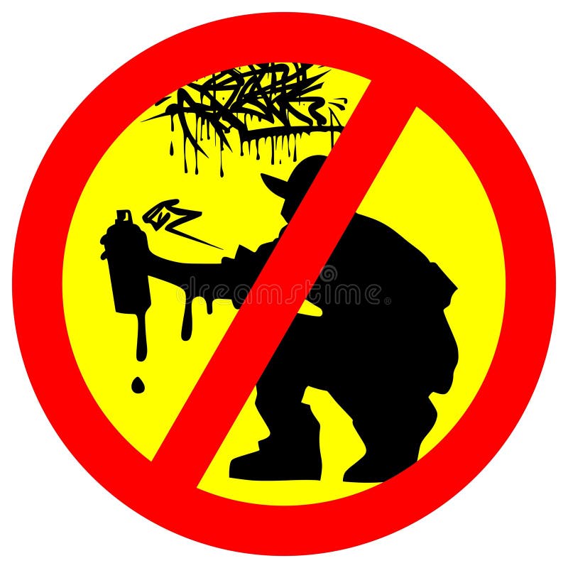 No Graffiti Sign Stock Illustrations – 525 No Graffiti Sign Stock ...