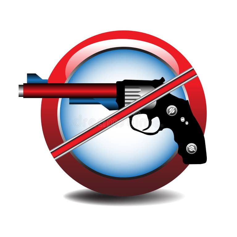 No Guns Sign Stock Illustrations – 250 No Guns Sign Stock Illustrations ...