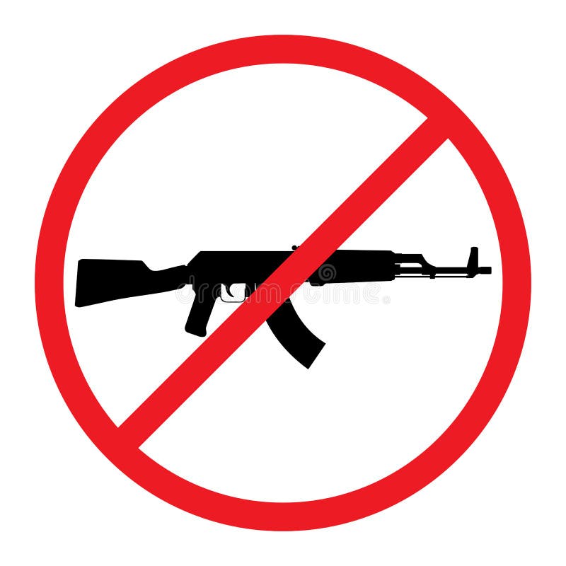 No Guns Allowed Sign Stock Illustrations – 184 No Guns Allowed Sign ...