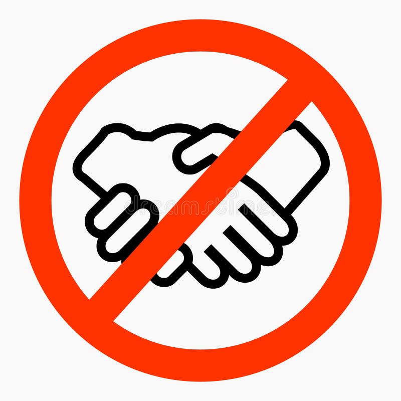 No handshake stock vector. Illustration of relationship - 263260465