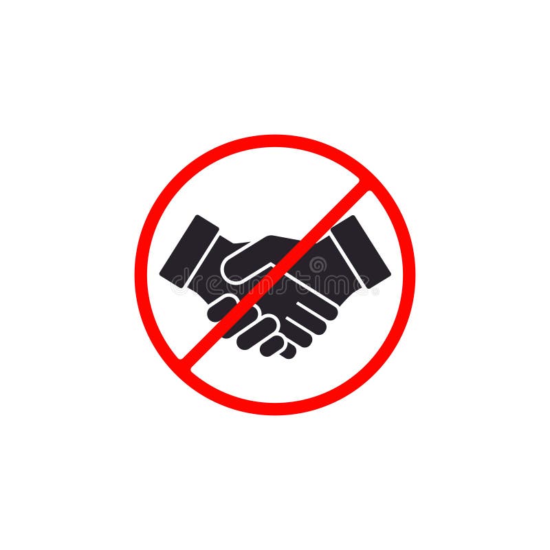 No Handshake Icon. Vector Illustration Stock Illustration ...