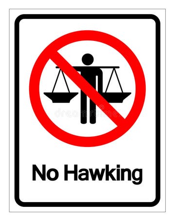 Hawking No Sign Stock Illustrations – 18 Hawking No Sign Stock ...