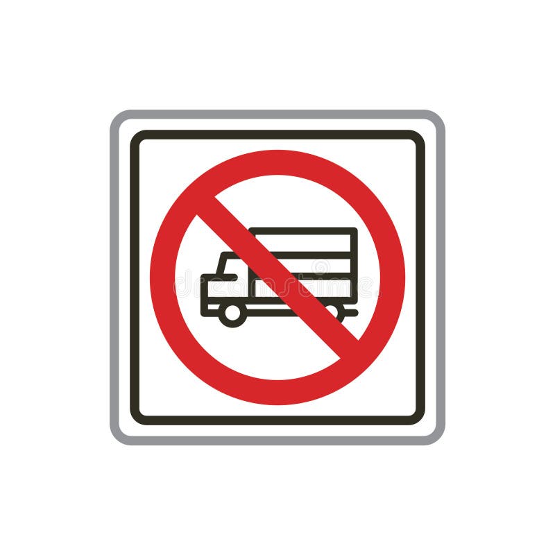 No Entry Road Sign. Vector Illustration Decorative Design Stock Vector ...