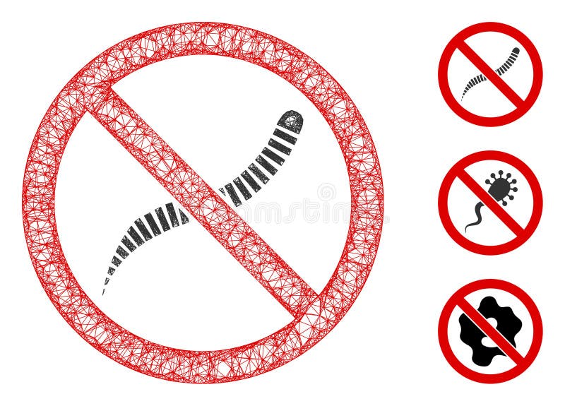 No Worms Sign Stock Illustrations – 246 No Worms Sign Stock ...