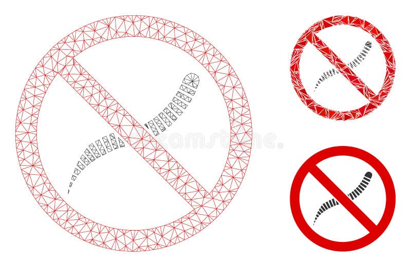 No Worms Sign Stock Illustrations – 235 No Worms Sign Stock ...