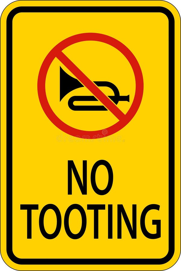 No Honking Sign