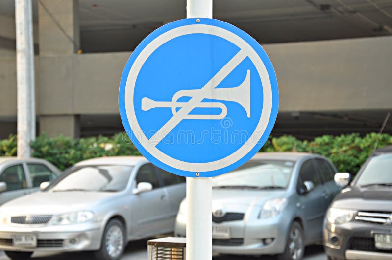 No horn sign stock photo. Image of prohibit, forbid, transport - 27752960