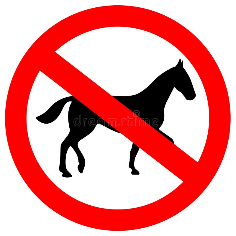 No animals allowed stock illustration. Illustration of icon - 14303309