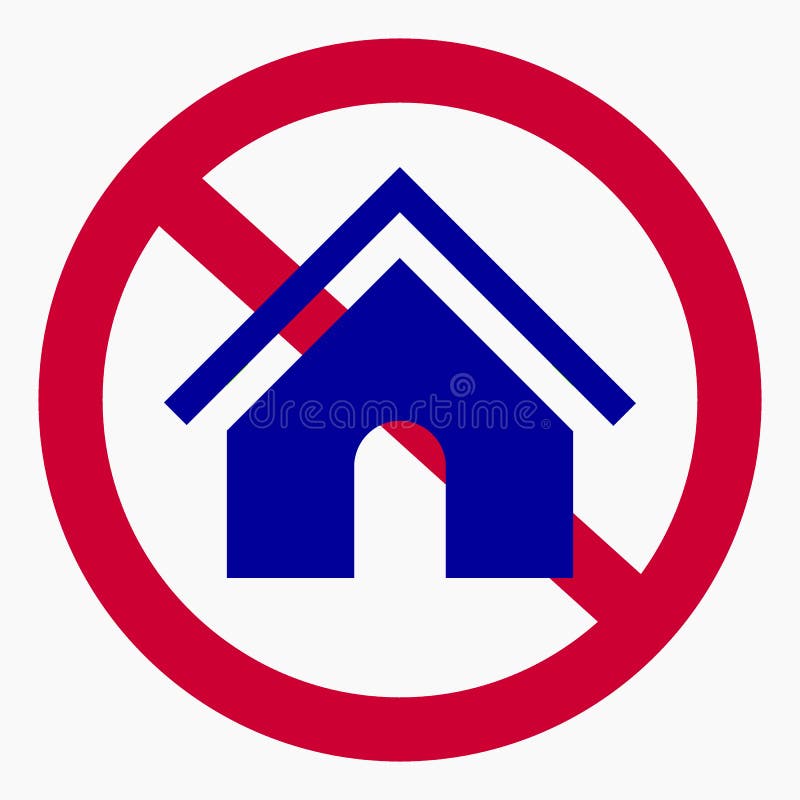 No house stock vector. Illustration of cross, apartment - 260365542