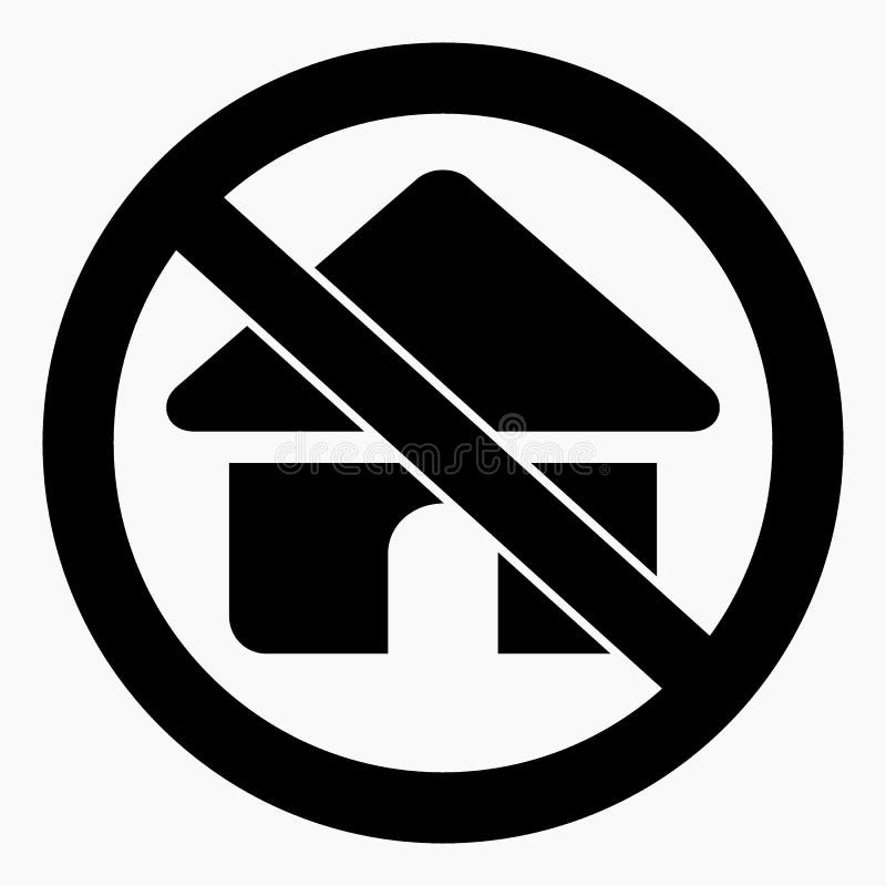 No house stock vector. Illustration of estate, logotype - 260365561