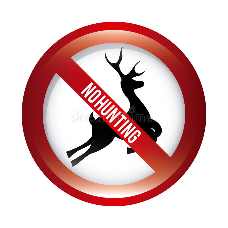 No Hunting Sign Stock Illustrations – 380 No Hunting Sign Stock ...