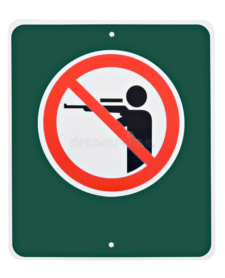 No Hunting stock image. Image of illegal, regulation, shotgun - 663519