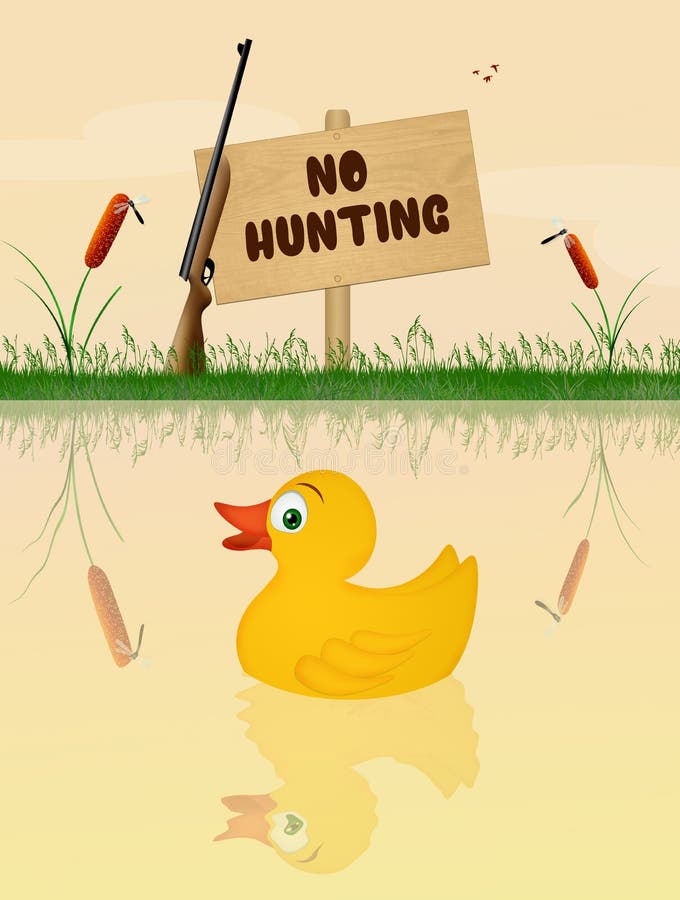 No Hunting Sign Stock Illustrations – 412 No Hunting Sign Stock ...