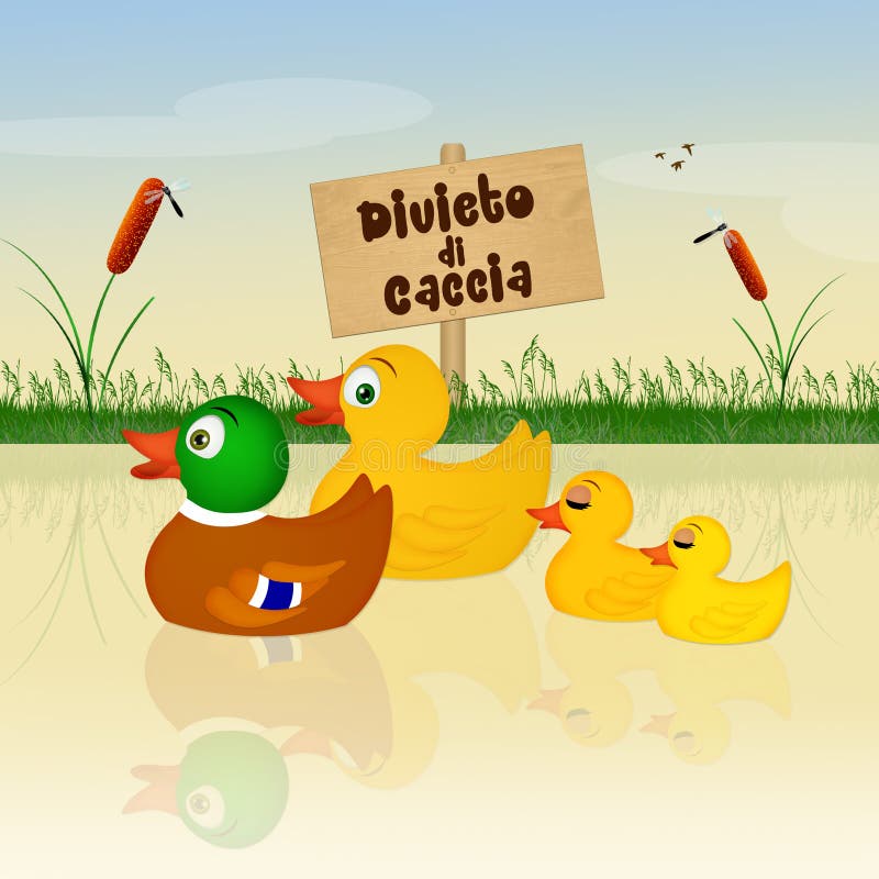 No hunting stock illustration. Illustration of season - 80752993