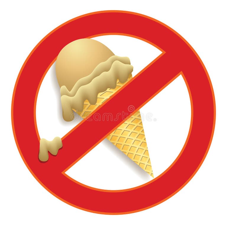 No Ice Cream Sign Stock Illustrations – 520 No Ice Cream Sign Stock ...