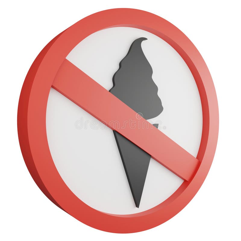 No Ice Cream Sign Stock Illustrations – 449 No Ice Cream Sign Stock ...