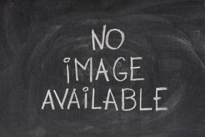 No Image Available Text on Blackboard Stock Image - Image of message ...