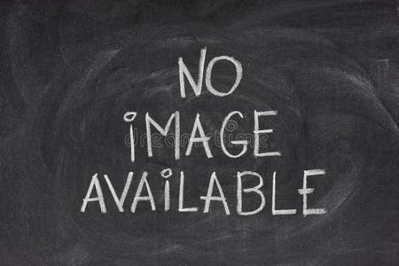 No Image Available Text on Blackboard Stock Image - Image of message ...