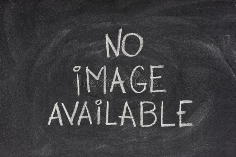 No Image Available Text on Blackboard Stock Image - Image of message ...