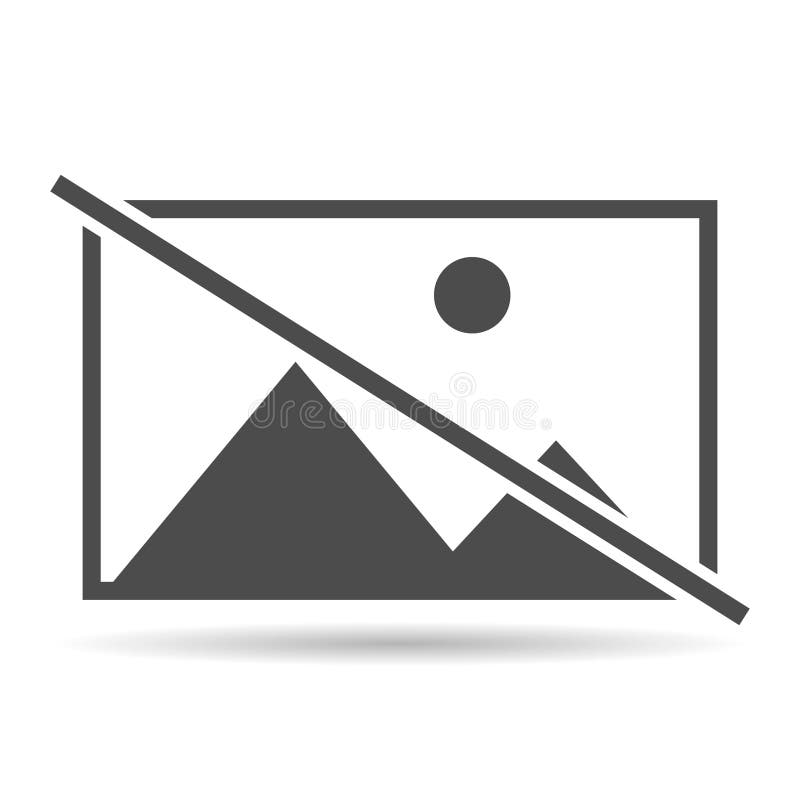 No Image Vector Symbol Shadow, Missing Available Icon. No Gallery for ...