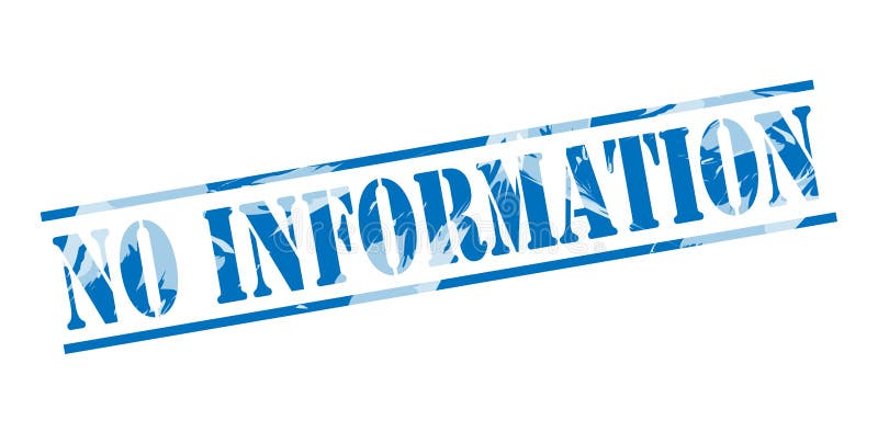 No information blue stamp stock illustration. Illustration of sign ...