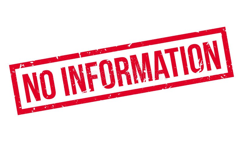 No Information Rubber Stamp Stock Illustration - Illustration of ...