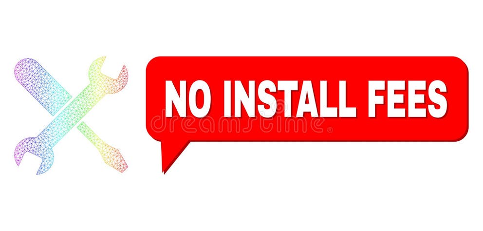 Spectrum Network Gradient Tuning Icon and No Install Fees Speech ...