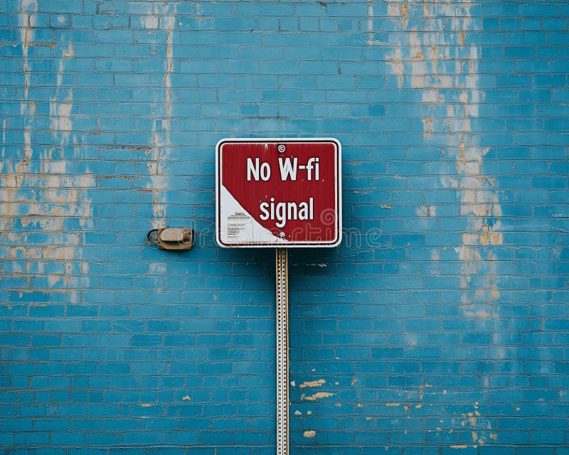 No Internet Connection Concept. Router and Equipment Stock Photo ...