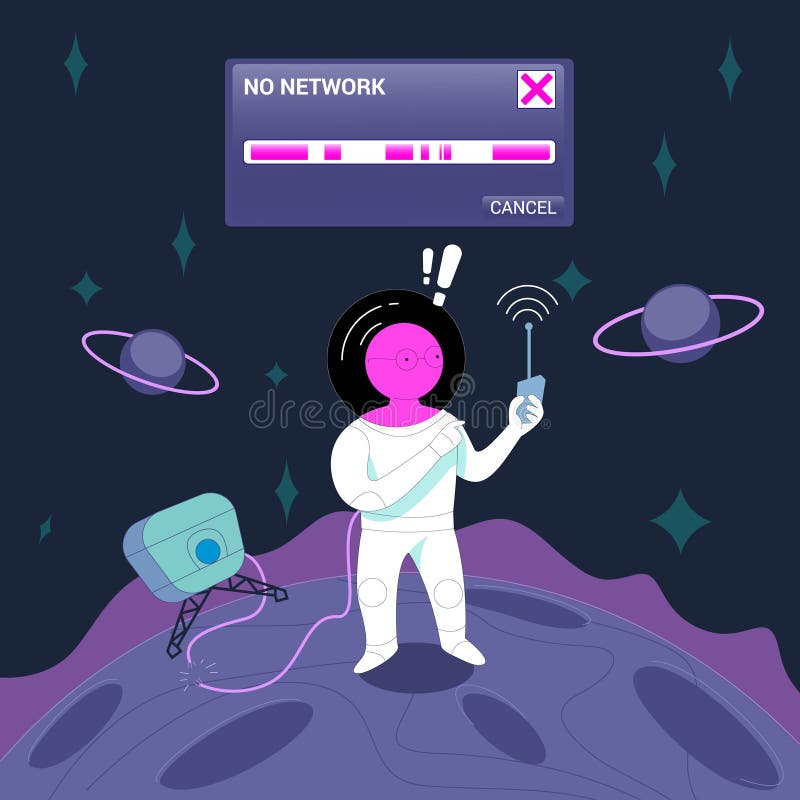 No Internet Connection, Slow Network Connection Illustration Vector ... No Internet Connection, Slow Network Connection Illustration Vector ...