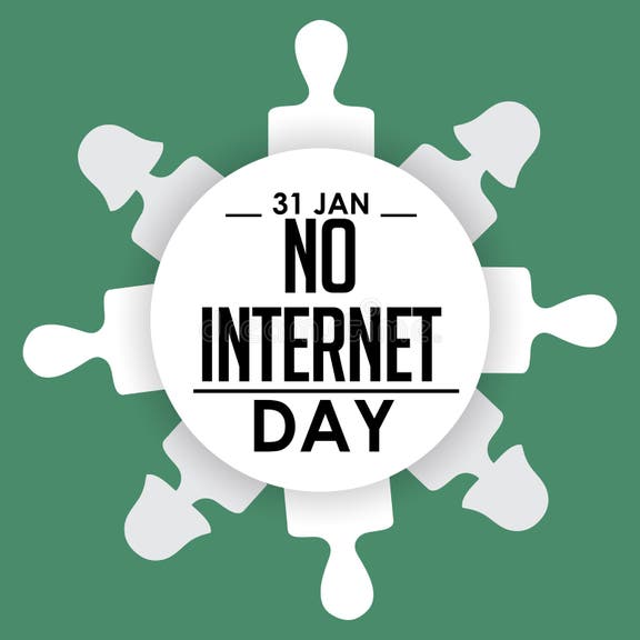 No Internet Day stock illustration. Illustration of remove - 84146757