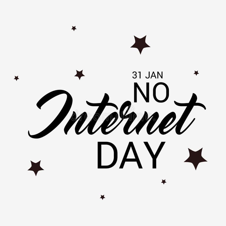 No Internet Day stock illustration. Illustration of remove - 84146842