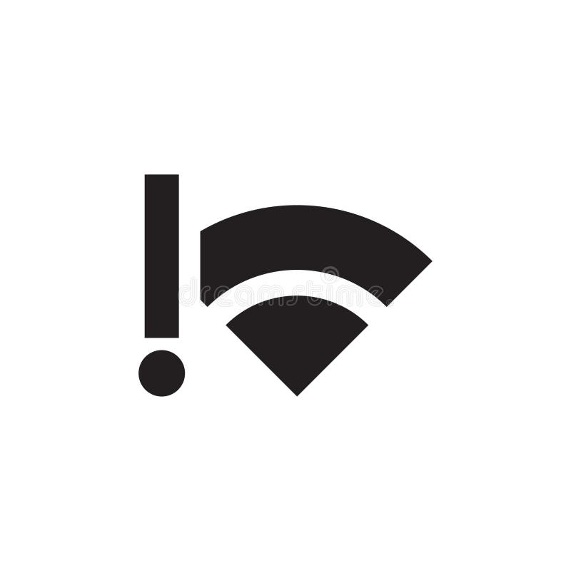 No Internet Vector Icon Logo Design Stock Vector - Illustration of ...