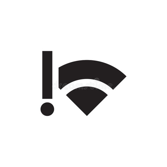 No Internet Vector Icon Logo Design Stock Vector - Illustration of ...