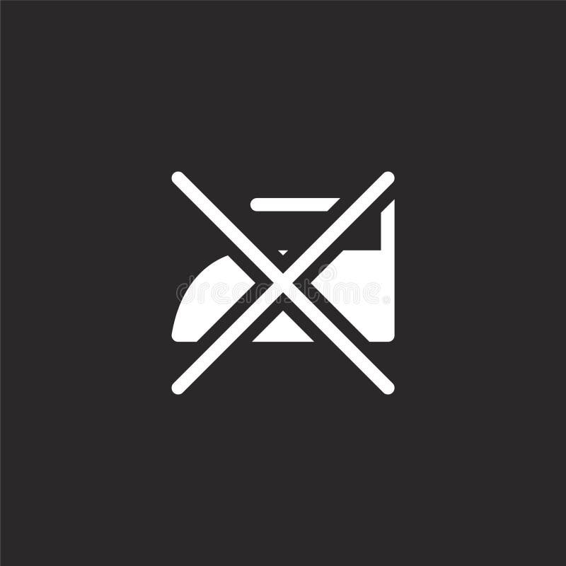 No Iron Icon. Filled No Iron Icon for Website Design and Mobile, App ...