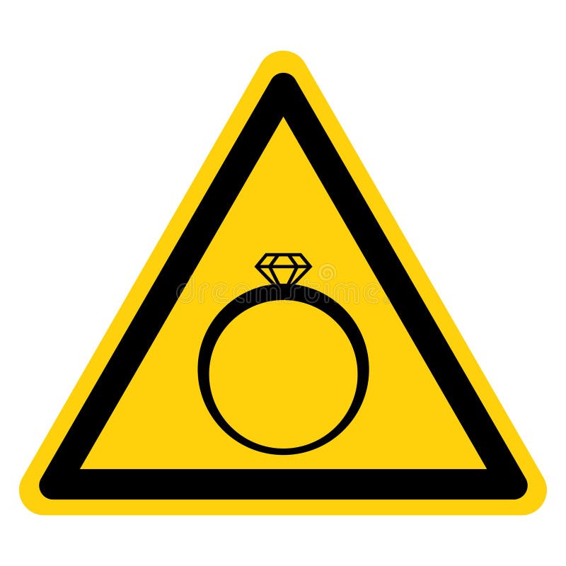No Jewelry Symbol Sign ,Vector Illustration, Isolate on White ...