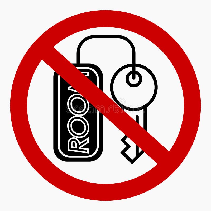 No key. Key ban stock vector. Illustration of opening - 260395562