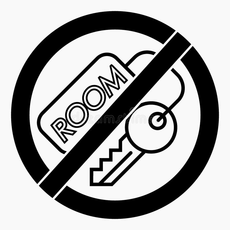 No key. Key ban stock vector. Illustration of switch - 260395711