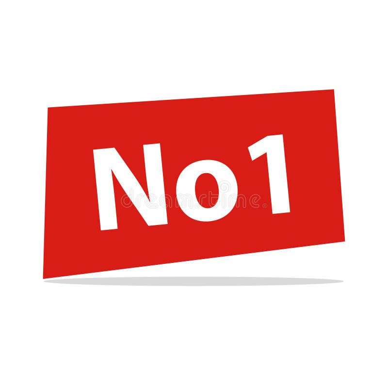 No.1 label icon. Top level stock illustration. Illustration of signs ...