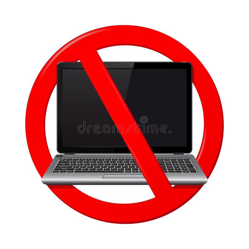 Technology Prohibited Signs Stock Vector - Illustration of gaming ...