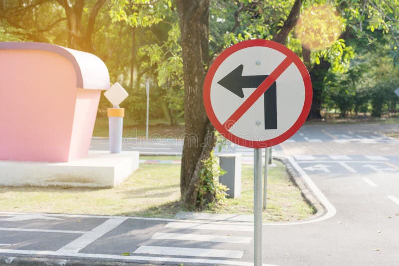 106 No Right Left Turn Sign Stock Photos - Free & Royalty-Free Stock ...