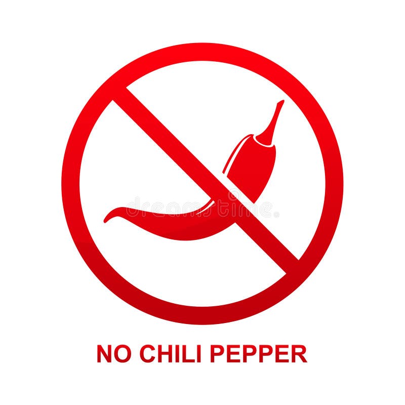 No Cooking Sign Isolated on White Background Stock Vector ...