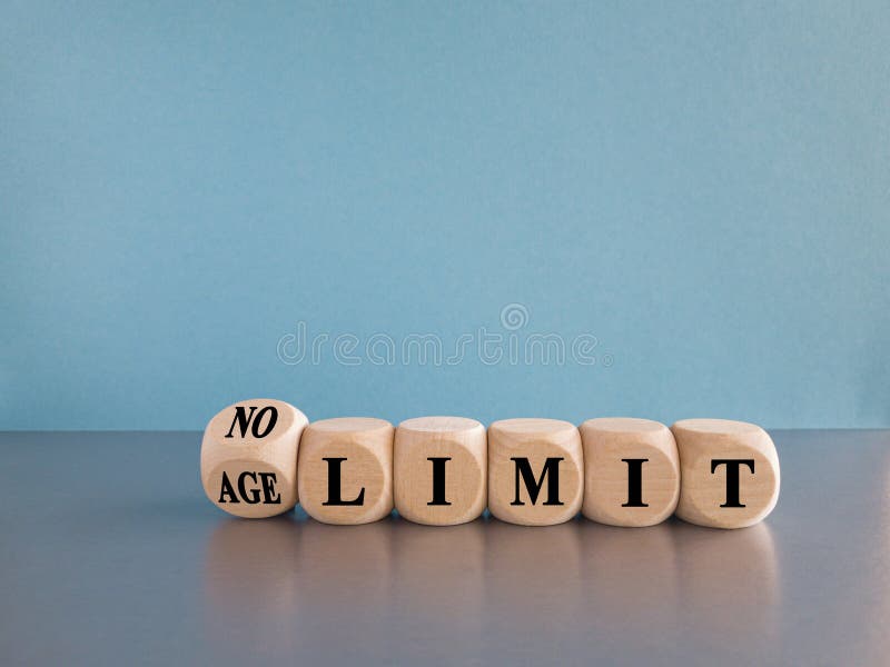 No Limit Concept. Turned a Dice and Changes the Expression Age Limit To ...