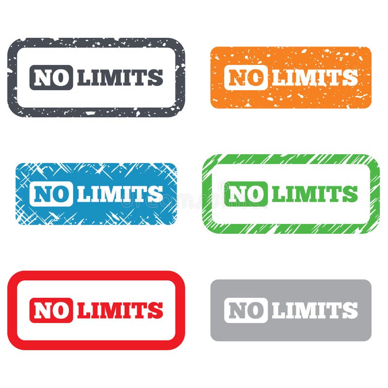 No Limit Sign Icon Unlimited Symbol Stock Illustrations – 58 No Limit ...