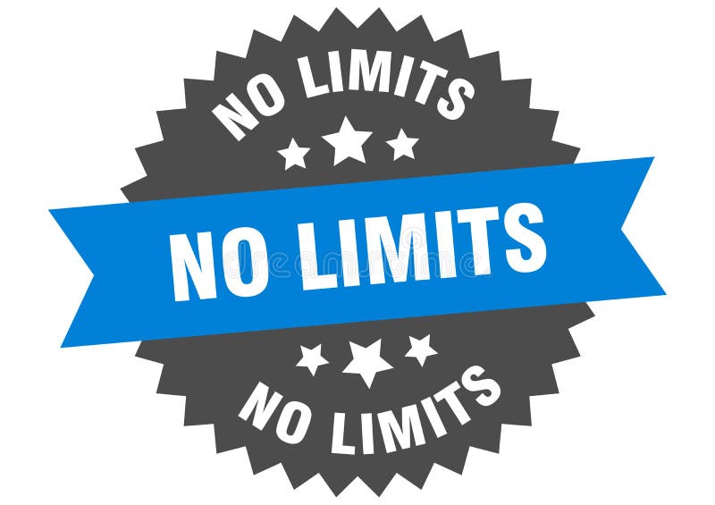 No limits stock vector. Illustration of isolated, band - 160545846