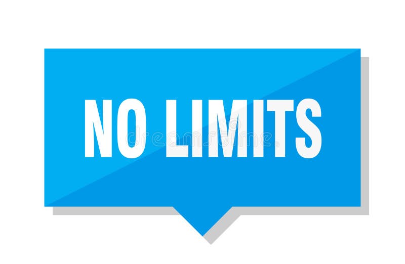 No limits price tag stock vector. Illustration of template - 118554365